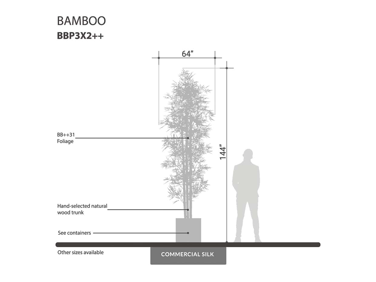 Outdoor Artificial Oriental Bamboo Trees - Faux Tree | Commercial Silk