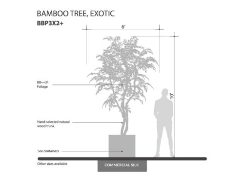 Bamboo Tree | Large Artificial Indoor Tree | Commercial Silk