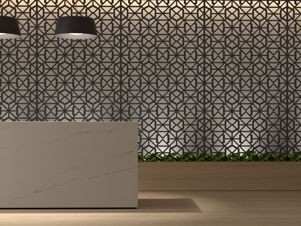 Jungle Beam Backlit Wall Panel - Acrylic Wall Panels | Commercial Silk