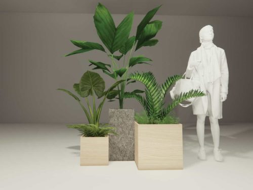 Screen Leaf 002 - Biophilic Decor | Commercial Silk