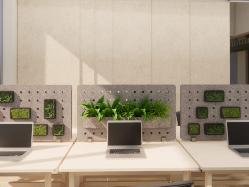 Freestanding - Green Walls, Desk Dividers, Panels | Commercial Silk