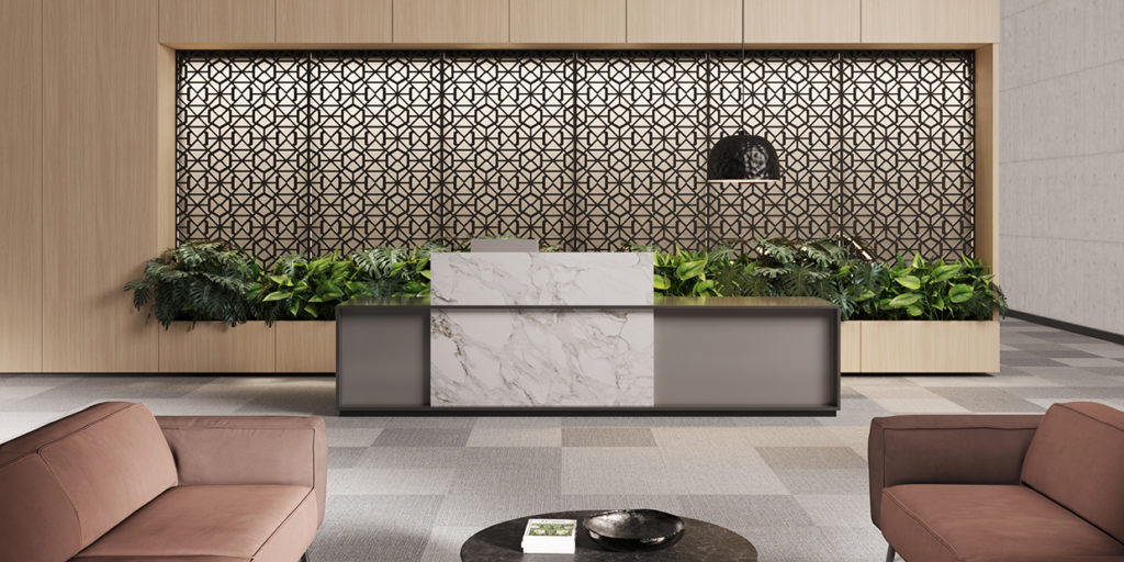 Jungle Beam Backlit Wall Panel - Acrylic Wall Panels | Commercial Silk