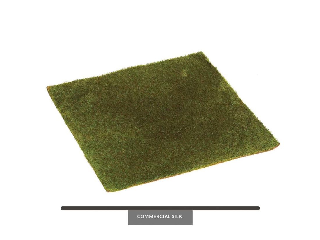 Moss Cloth | Silk Fabric Moss Sheets | Commercial Silk