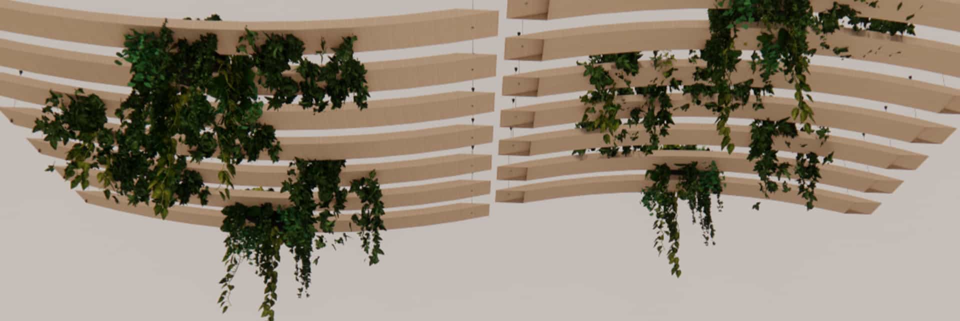 Ceiling Biophilic Interior Design | Biophilia Decor | Commercial Silk ...